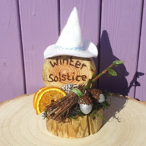 Winter Solstice Sign, Yuletide Decoration, Midwinter Home Decor ...