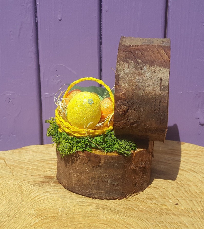 Yellow Ostara Basket Pagan Easter Altar Foam Spring Eggs - Etsy UK