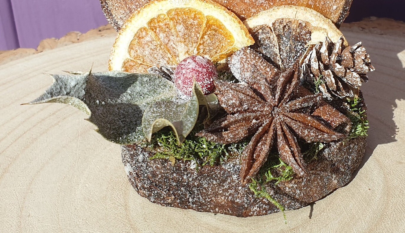 Orange Yule Decor Yuletide Decoration Midwinter Home Berry - Etsy UK