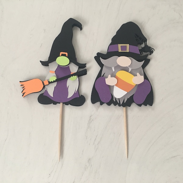 Gnome Cake Toppers - Etsy