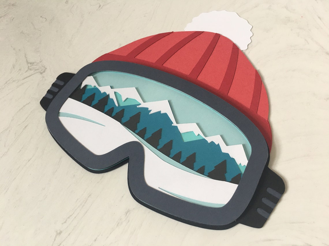 Snow Goggles Gift Card Holder: Winter Sports Gift - Etsy