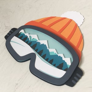 Snow Goggles Gift Card Holder: Winter Sports Gift - Etsy
