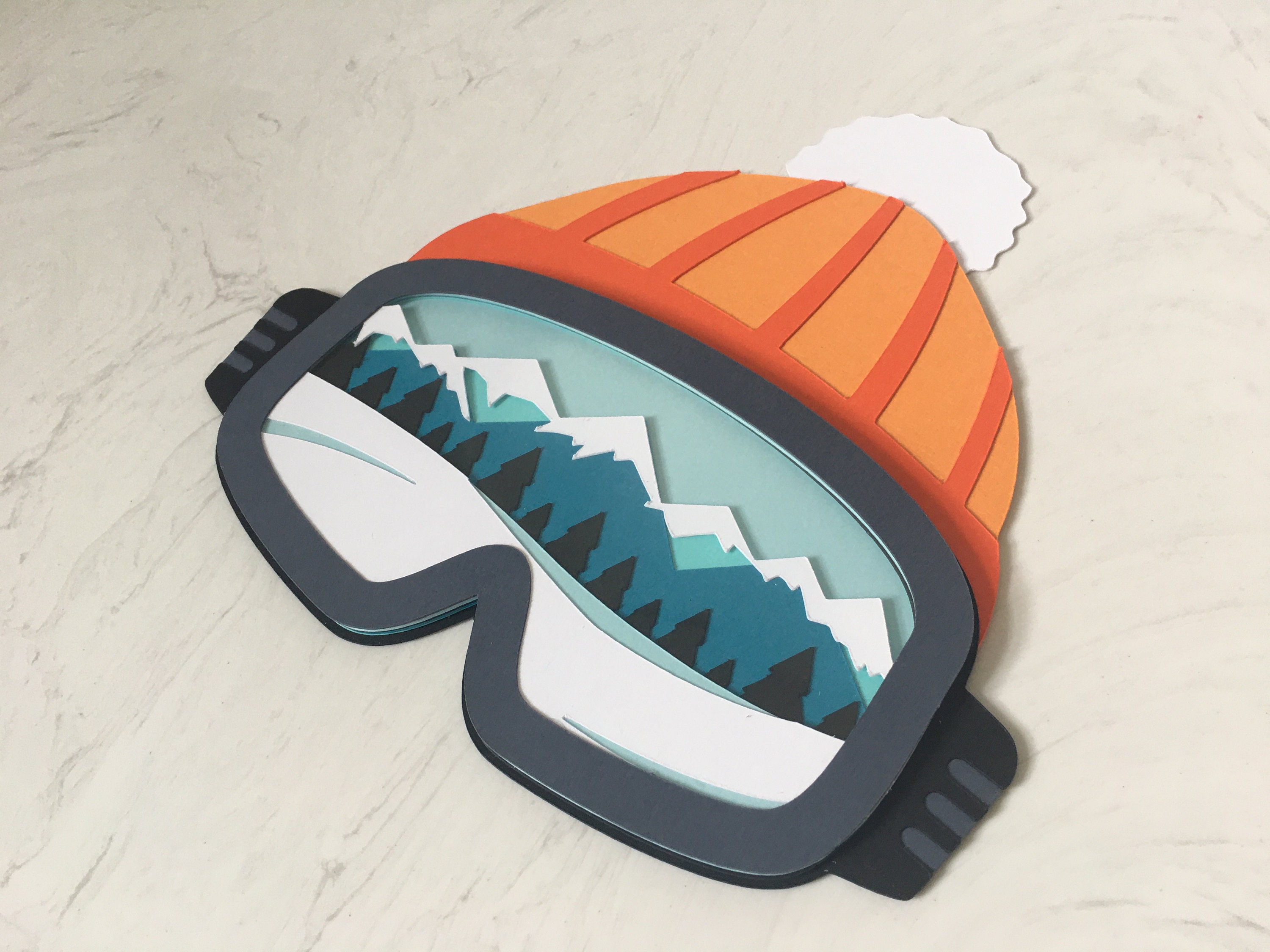 Snow Goggles Gift Card Holder: Winter Sports Gift - Etsy