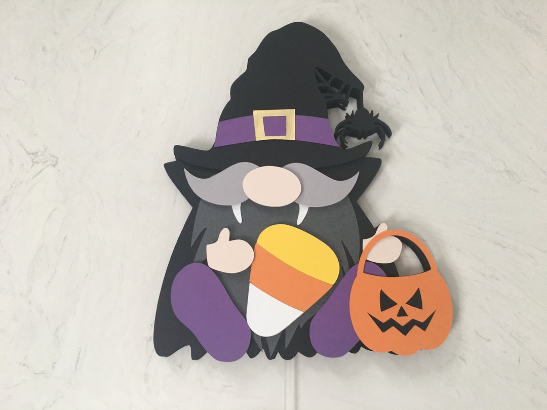 Halloween Cake Topper, Vampire Gnome Cake Topper, Halloween Decorations ...