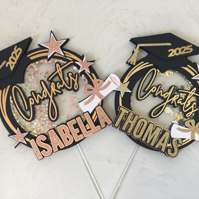 Graduation Cake Topper - Etsy