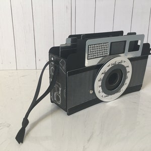 Vintage Camera Popup Box Card, 3D Camera Card, Photography Card ...