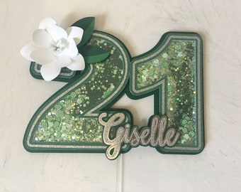 29 Again Cake Topper, Cake Decoration, Glitter, Party Decor, Custom ...