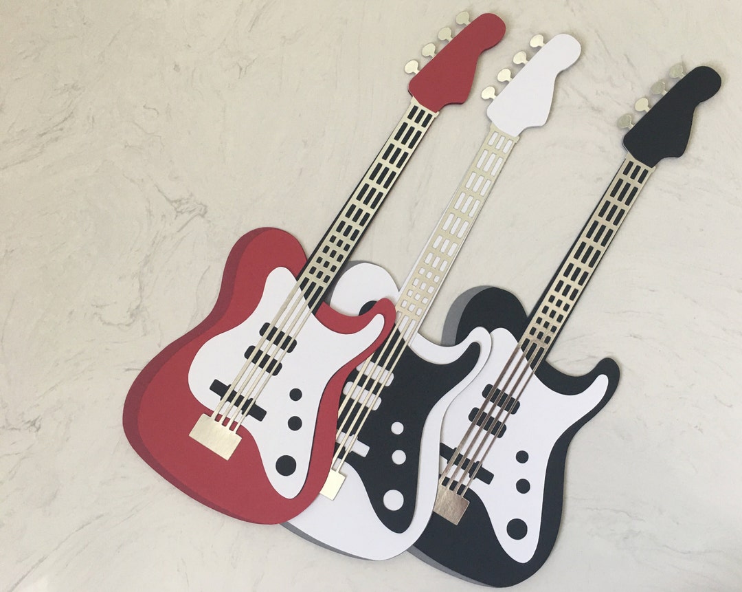 Electric Guitar Gift Card Holder, Guitar Gift Card Holder, Music Gift ...