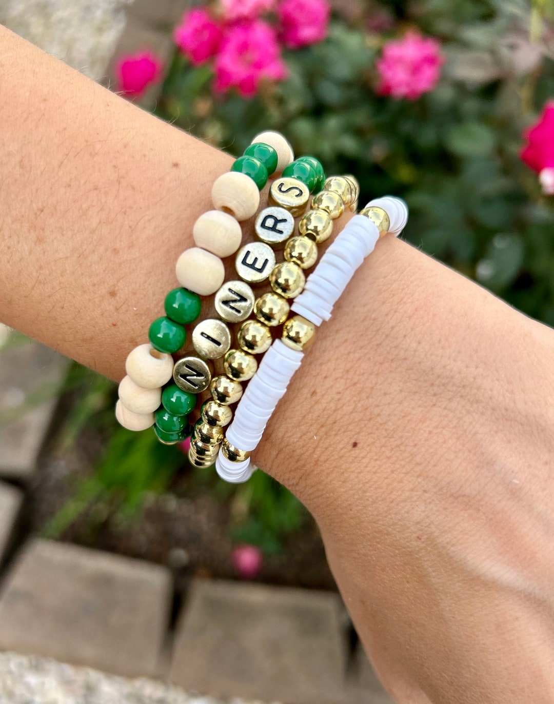 Charlotte 49ers Bracelet Stack - Etsy