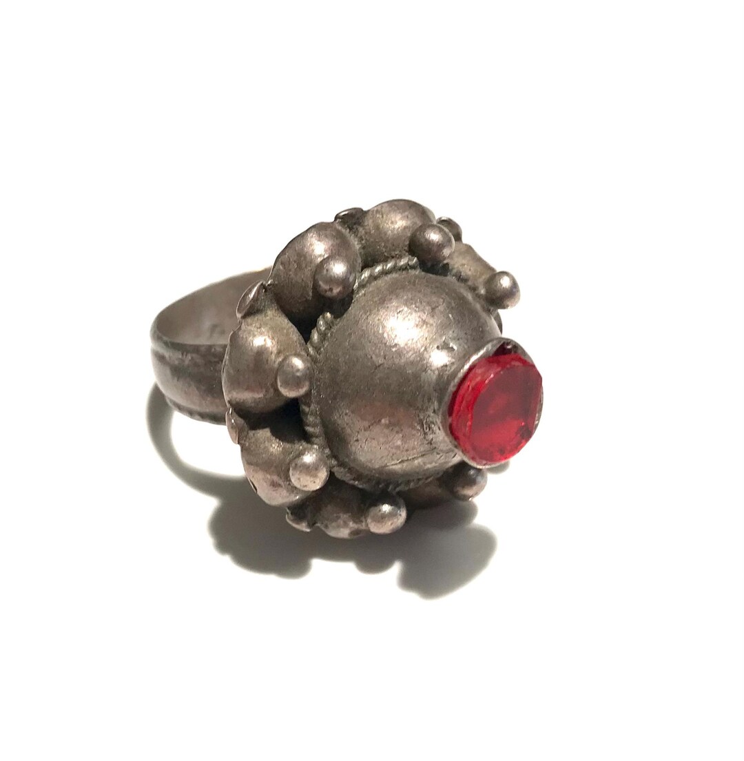 Antique Tribal Rings Size 9 Handmade Tribal Rings ,ethnic Jewelry ,boho ...