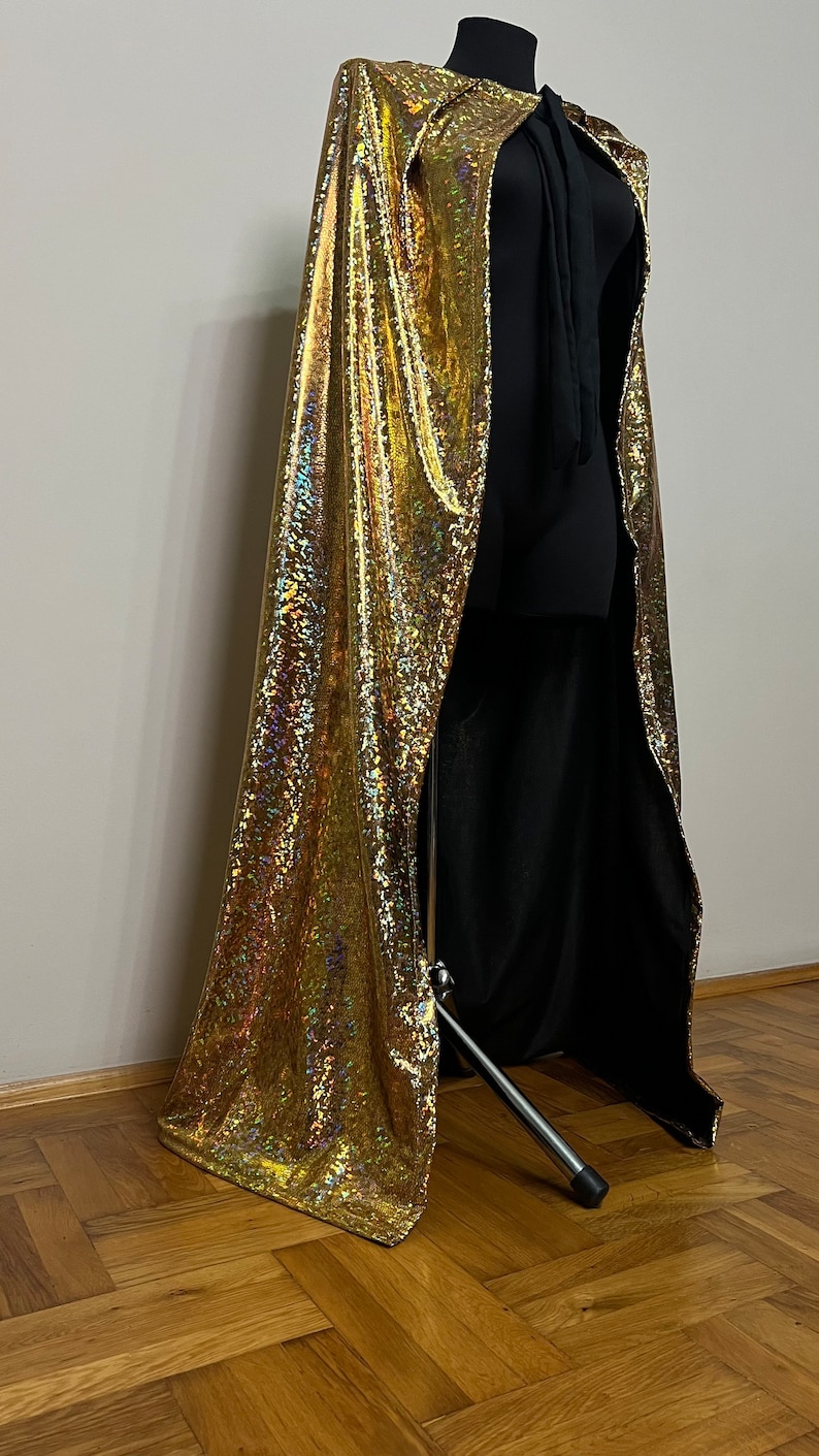 Gold Cape Gold Hologram Cloak Cloak Arm Wrestling Cape - Etsy