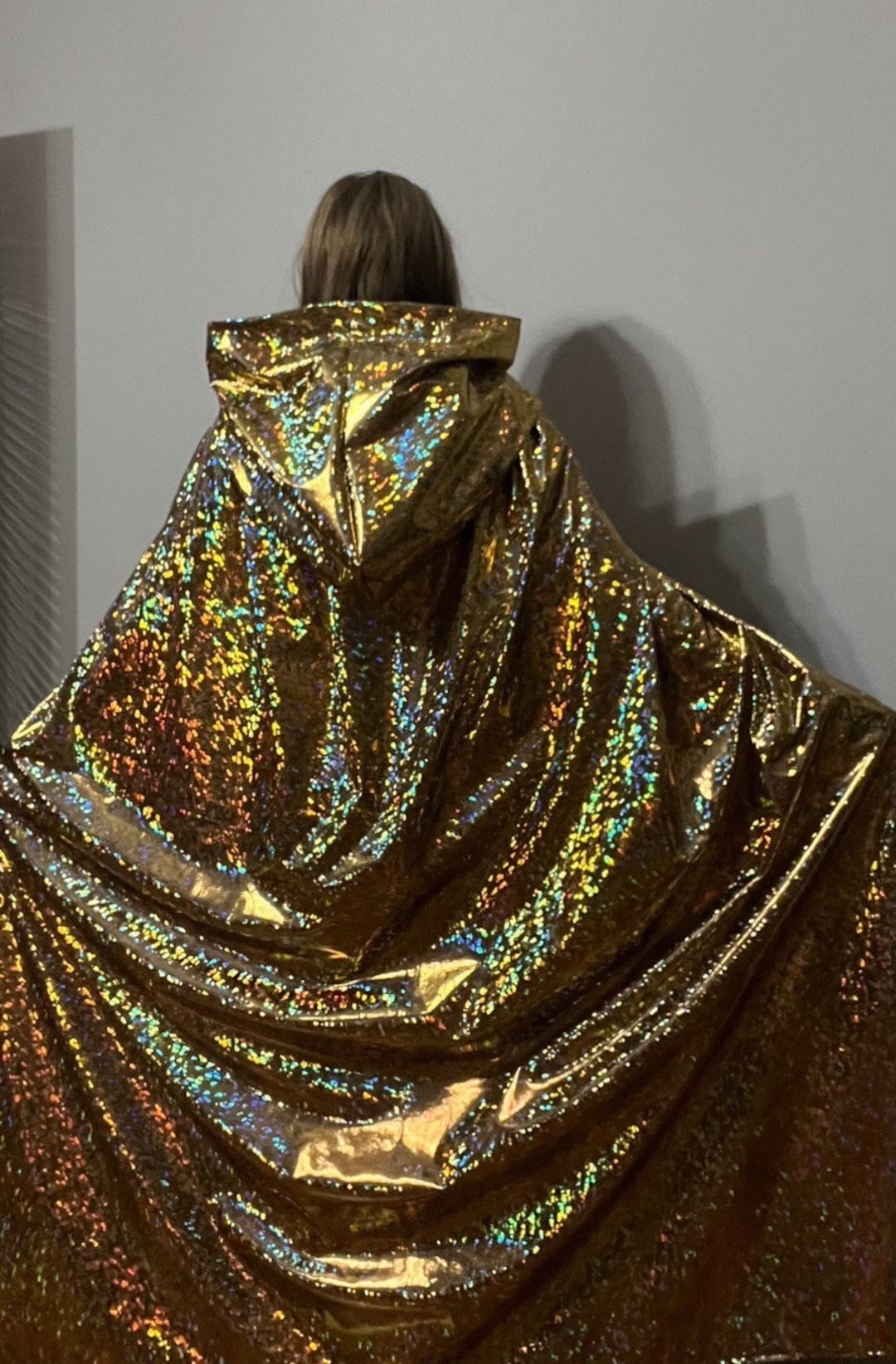 Gold Hooded Cape, Hologram Cloak, Arm Wrestling Cape, Queen Cloak ...