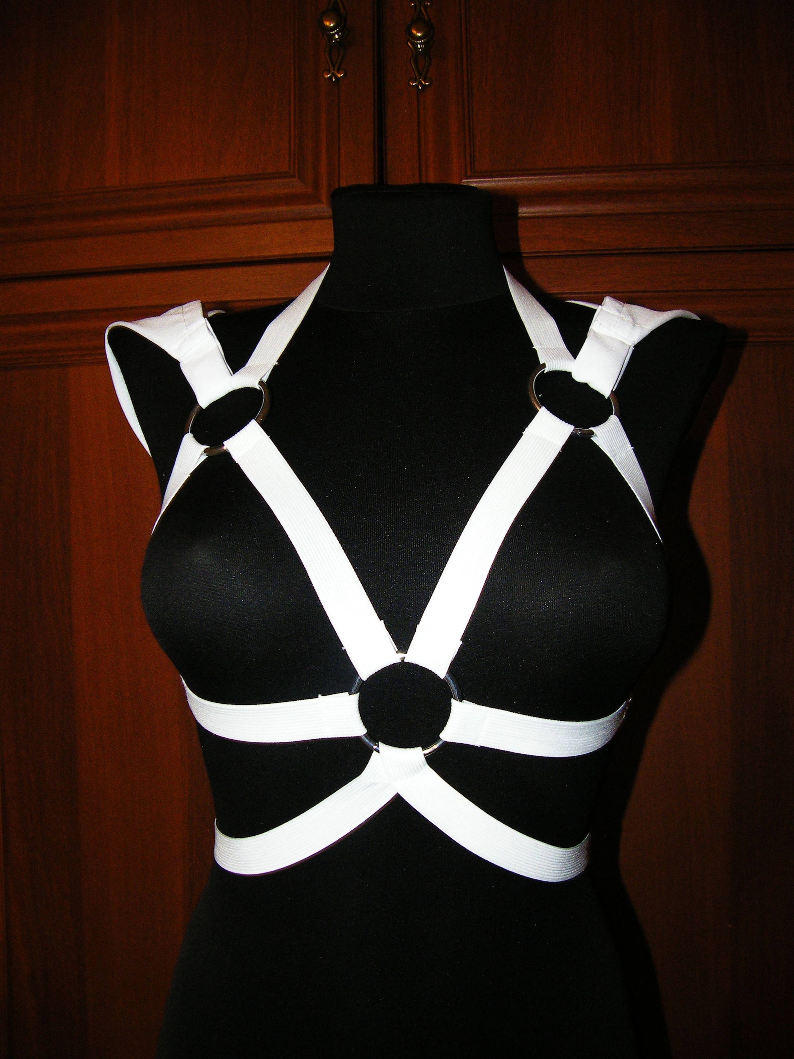 Hooded Chest Harness Hooded Harness Open Cup Bra Halloween | Etsy