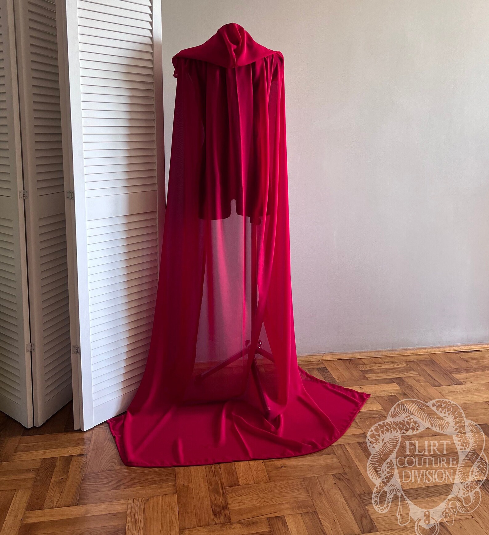 Chiffon Hooded Cape Silk Cape Cosplay Cloak Sheer Hooded - Etsy