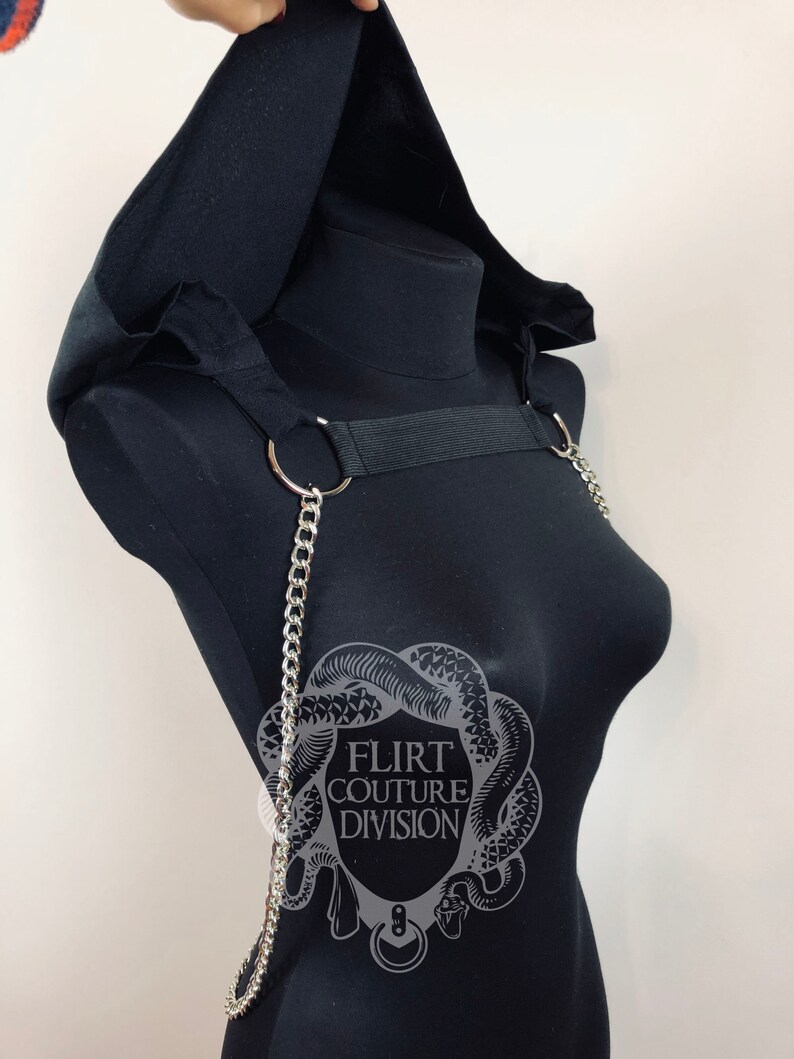 Hooded Chest Harness Hooded Harness Chain Hooded Harness - Etsy