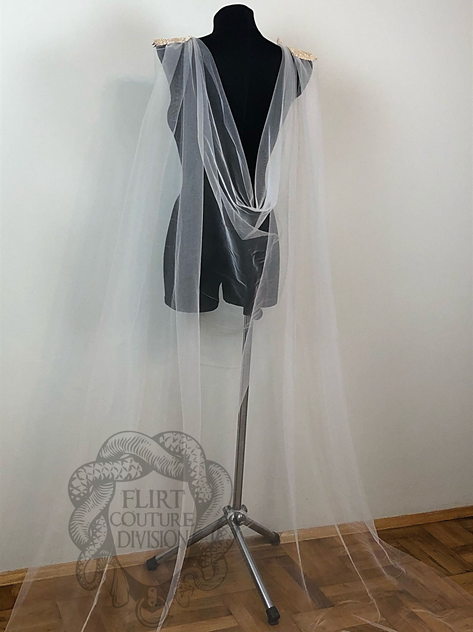 Wedding Tulle Cape Sheer Open Back Cape Bridal Cape - Etsy