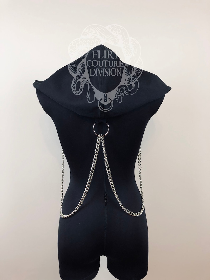 Hooded Chest Harness Hooded Harness Chain Hooded Harness - Etsy