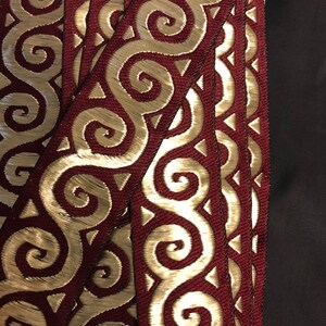 Brown Hooded Cape with burgundy and Bronze Trim | Etsy