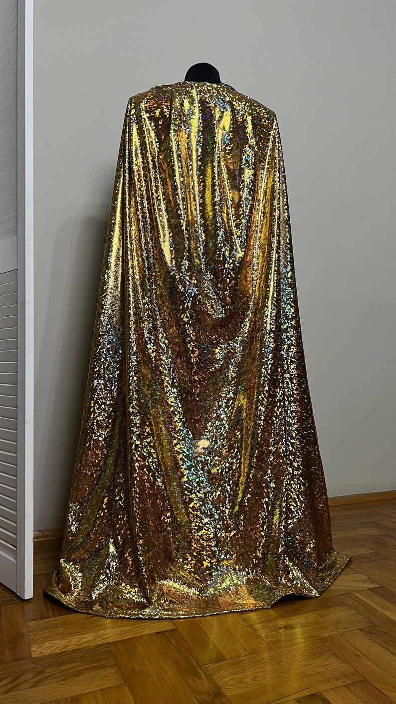 Gold Cape Gold Hologram Cloak Cloak Arm Wrestling Cape - Etsy
