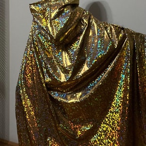 Gold Hooded Cape, Hologram Cloak, Arm Wrestling Cape, Queen Cloak ...