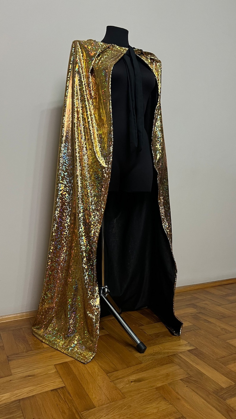 Gold Cape Gold Hologram Cloak Cloak Arm Wrestling Cape - Etsy