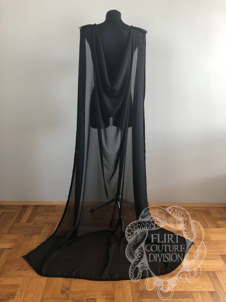 Wedding Chiffon Cape Sheer Open Back Cape Bridal Cape | Etsy