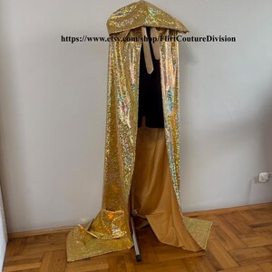 Gold Hooded Cape, Hologram Cloak, Arm Wrestling Cape, Queen Cloak ...