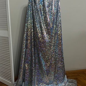 Silver Cape, Argent Hologram Cloak, Wizards Cape, Arm Wrestling ...