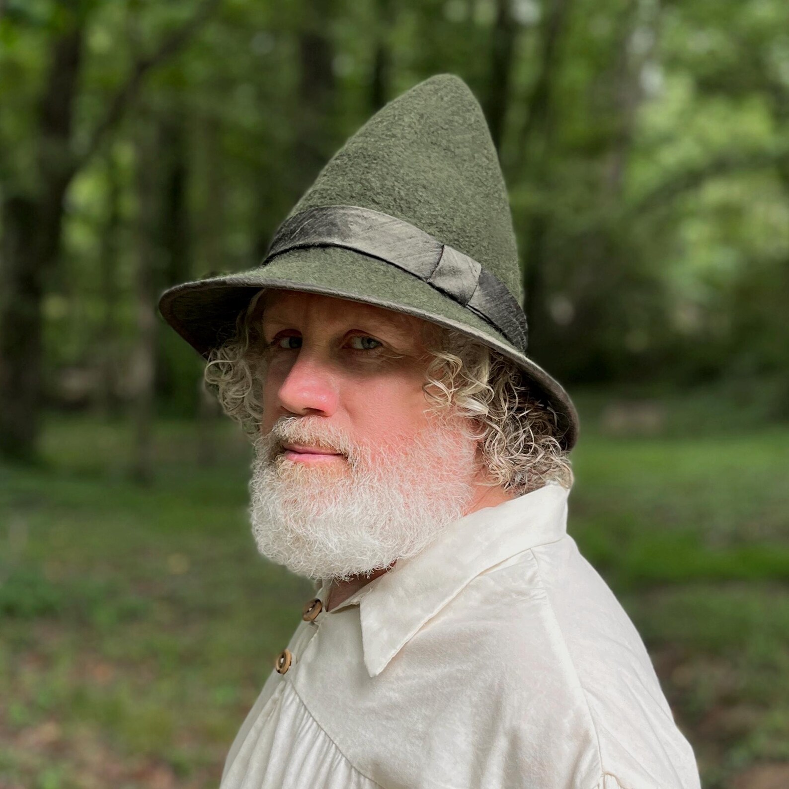 Soft Pointy Wizard or Mage Hat - "the Wayfarer" - Hand Felted Merino ...
