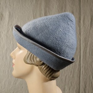 French Blue Witch Hat Fleur Delacour Inspired Hat Hand - Etsy