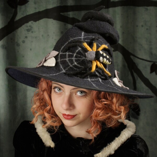 Curly Witch Hat - Etsy