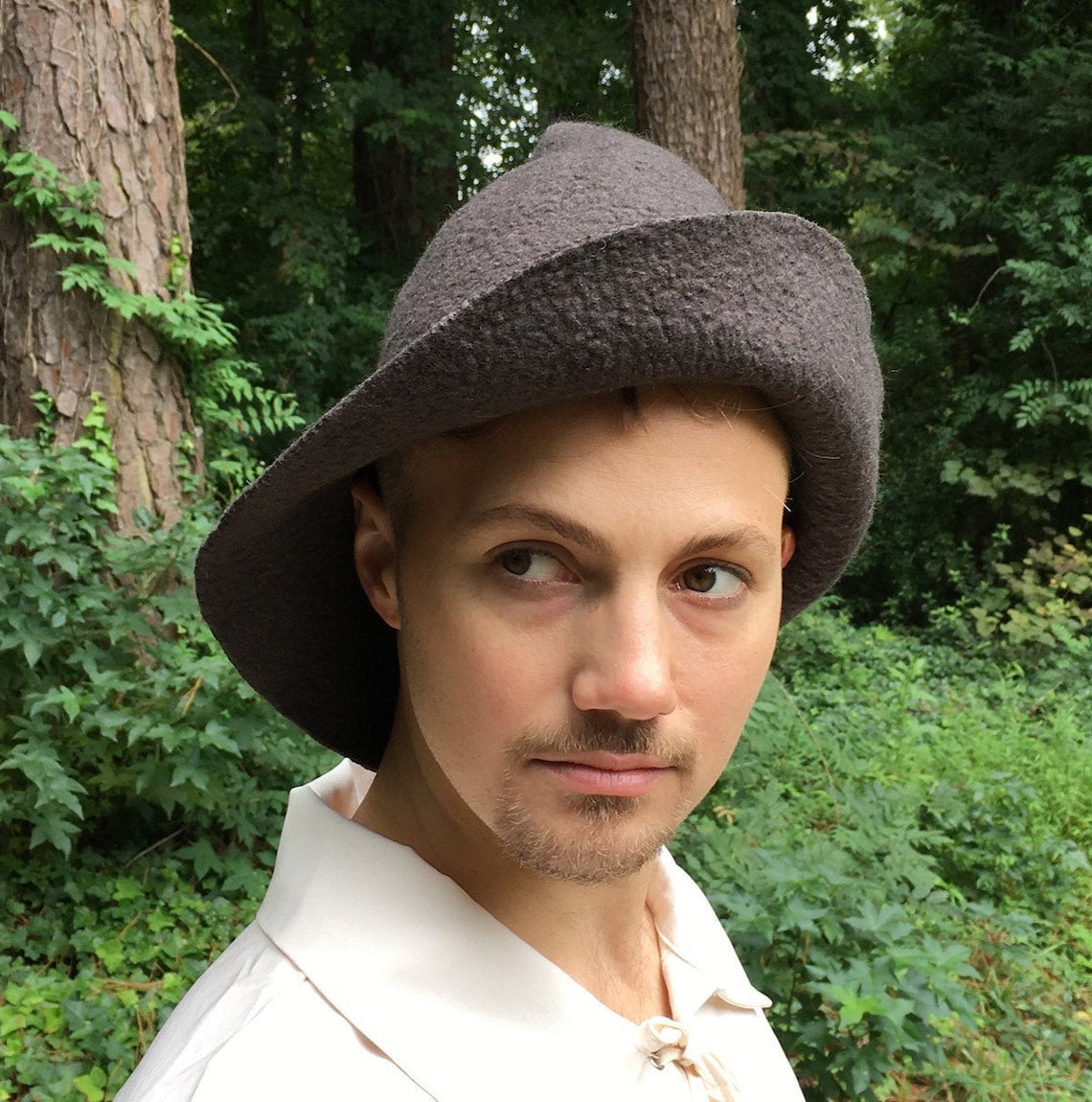 Bard Hat Brimmed Hat Wool Felt Hat Pointed Hat RPG | Etsy