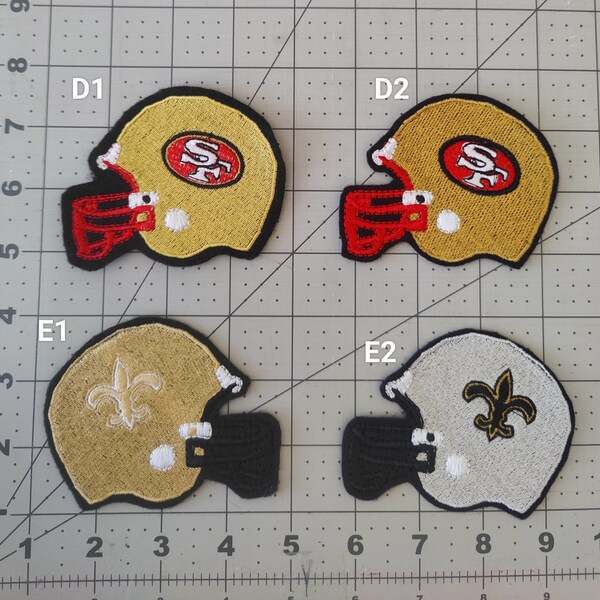 Nfl Team Appliques - Etsy