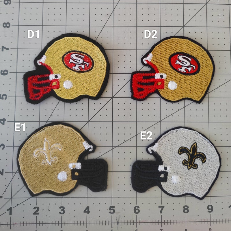 Nfl Team Appliques - Etsy