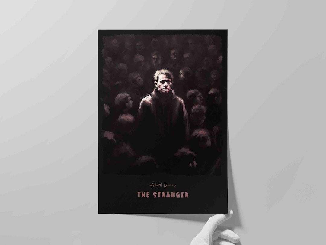 The Stranger Book Cover | Poster of Albert Camus Novel | Literary ...