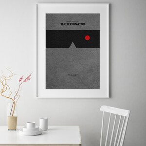 The Terminator Minimalist Alternative Movie Print & Poster - Etsy