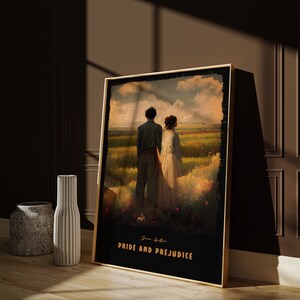Pride and Prejudice Book Cover Poster | Alternative Design of Jane ...