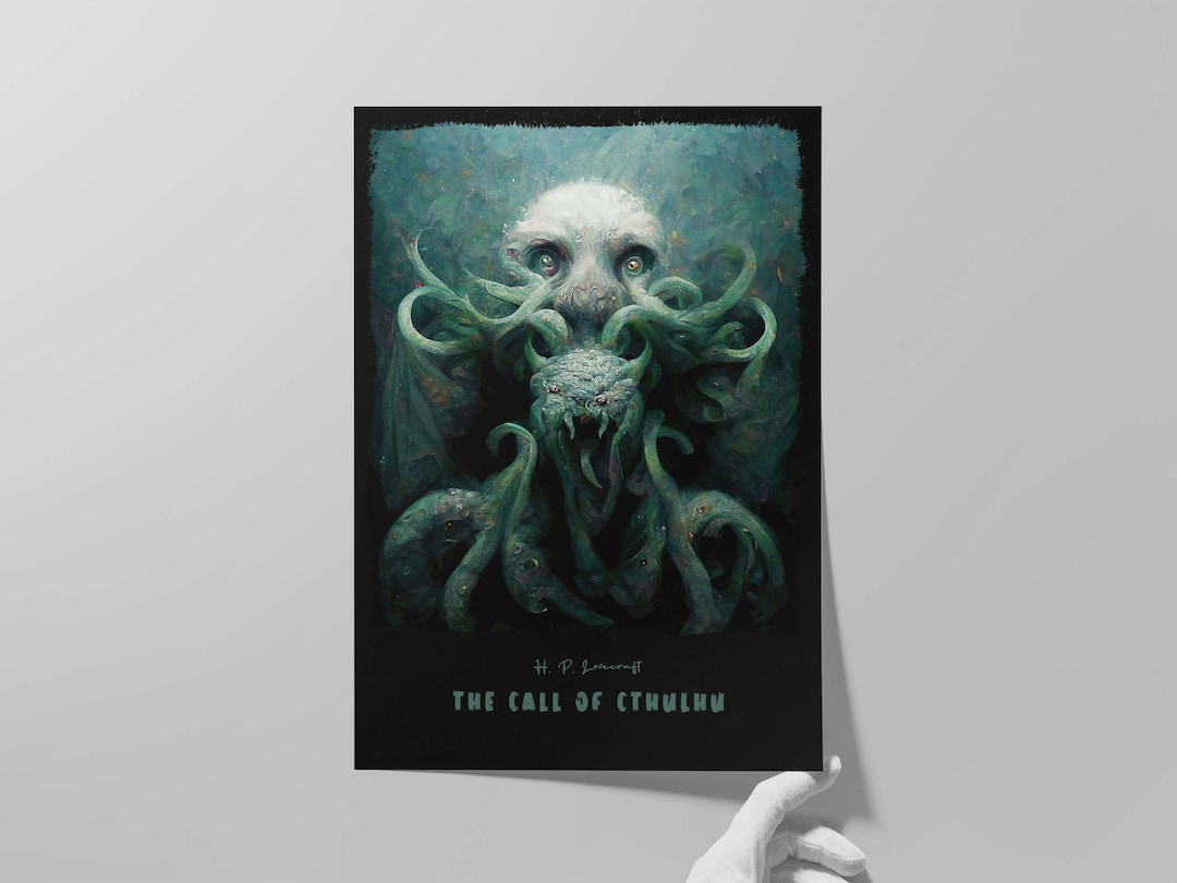 The Call of Cthulhu Book Cover Poster | Alternative Design of Lovecraft ...