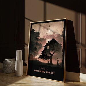 Wuthering Heights Book Cover Poster | Alternative Design of Emily ...