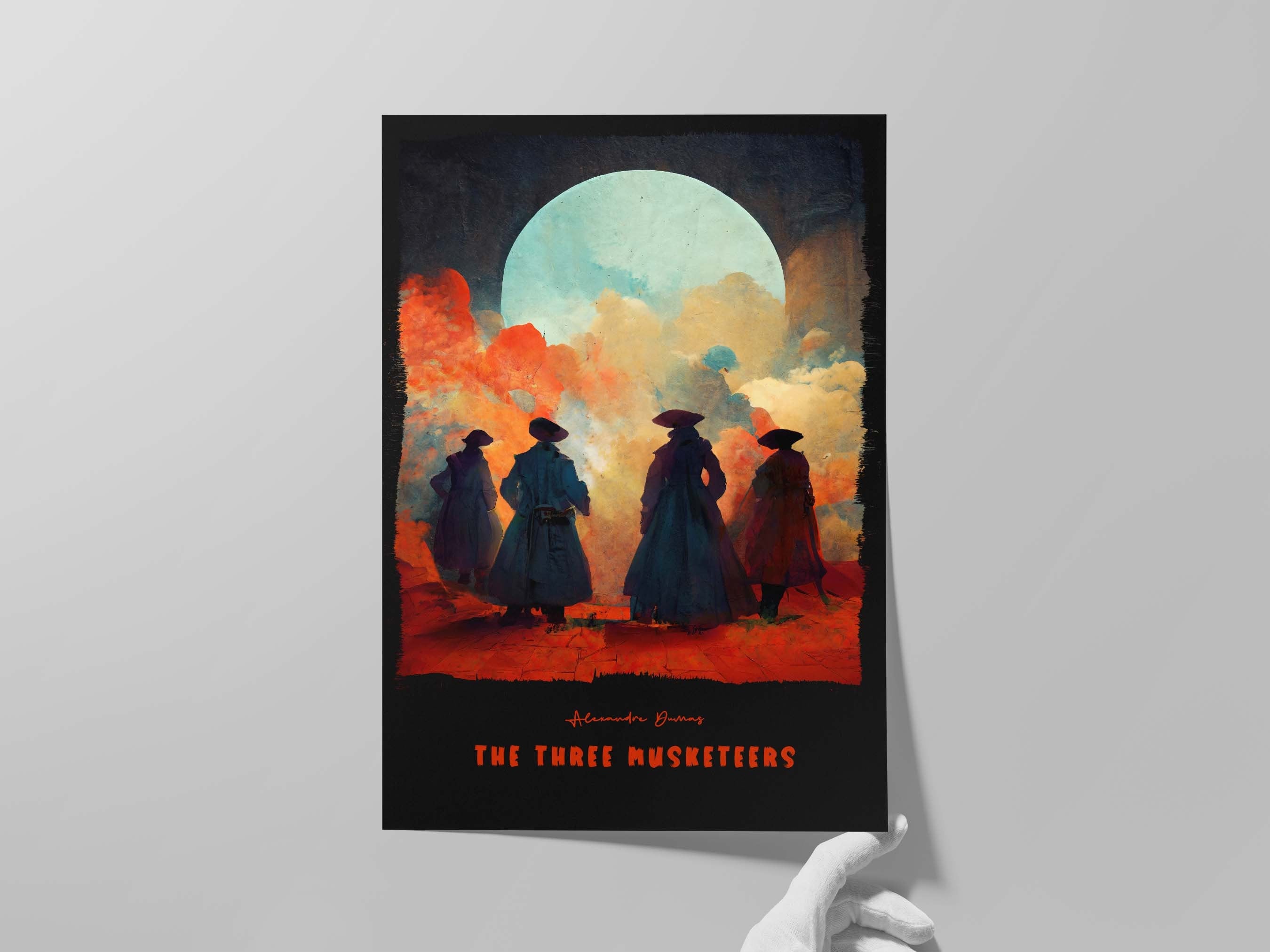 The Three Musketeers Book Cover Poster | Alternative Design of ...