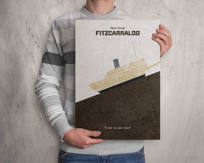 Fitzcarraldo Alternative and Minimalist Movie Poster - Etsy