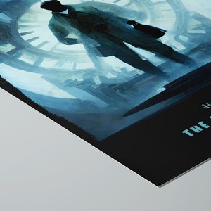 The Time Machine Book Cover Poster Alternative Design of H. - Etsy