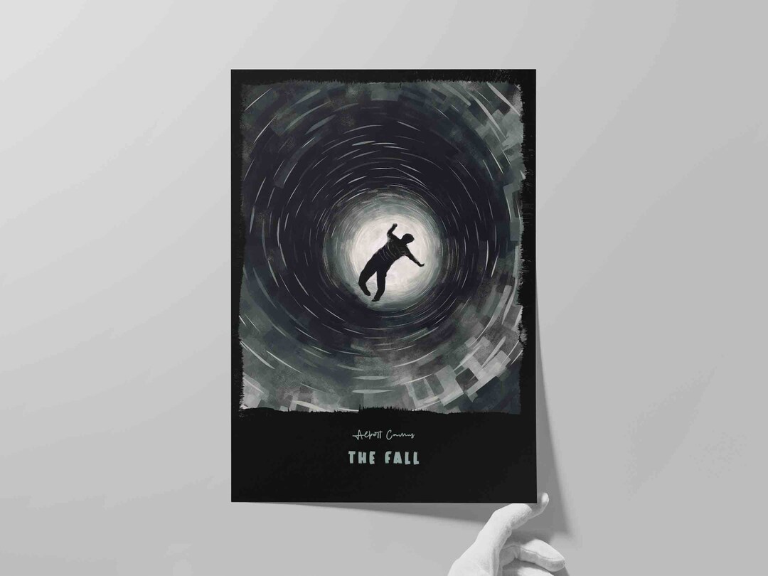 The Fall Book Cover | Poster Albert Camus Book | Literary Poster ...