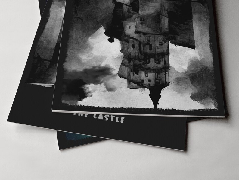 The Castle Book Cover Poster Alternative Design of Franz - Etsy