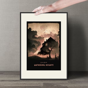 Wuthering Heights Book Cover Poster | Alternative Design of Emily ...