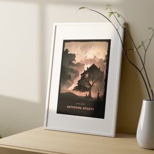 Wuthering Heights Book Cover Poster | Alternative Design of Emily ...
