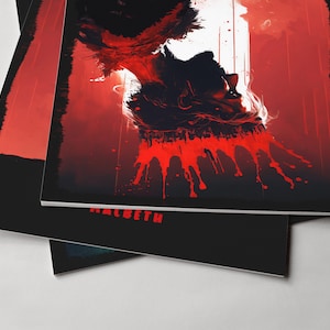 Macbeth Book Cover Poster | Modern Cover Design of William Shakespeare ...