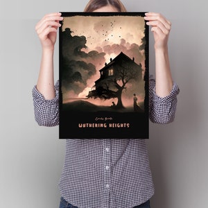 Wuthering Heights Book Cover Poster | Alternative Design of Emily ...