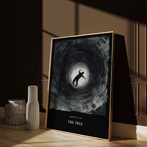 The Fall Book Cover | Poster Albert Camus Book | Literary Poster ...