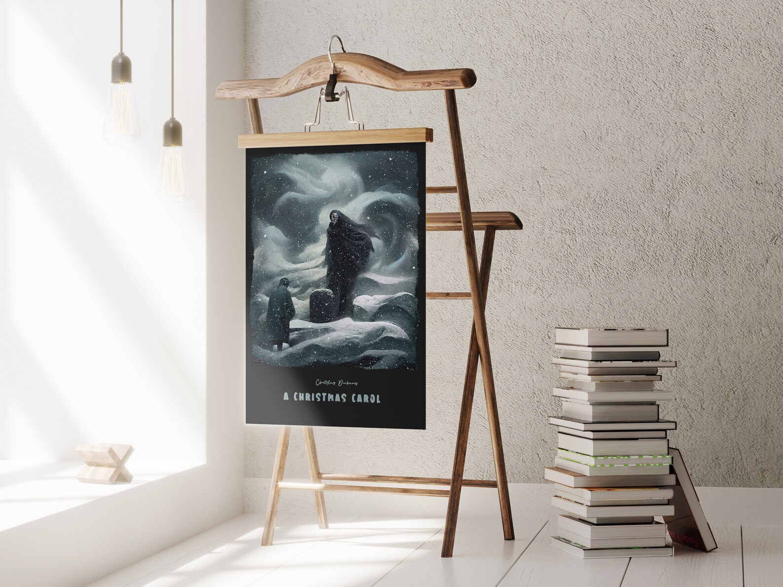 A Christmas Carol Book Cover Poster Alternative and Modern Design of ...